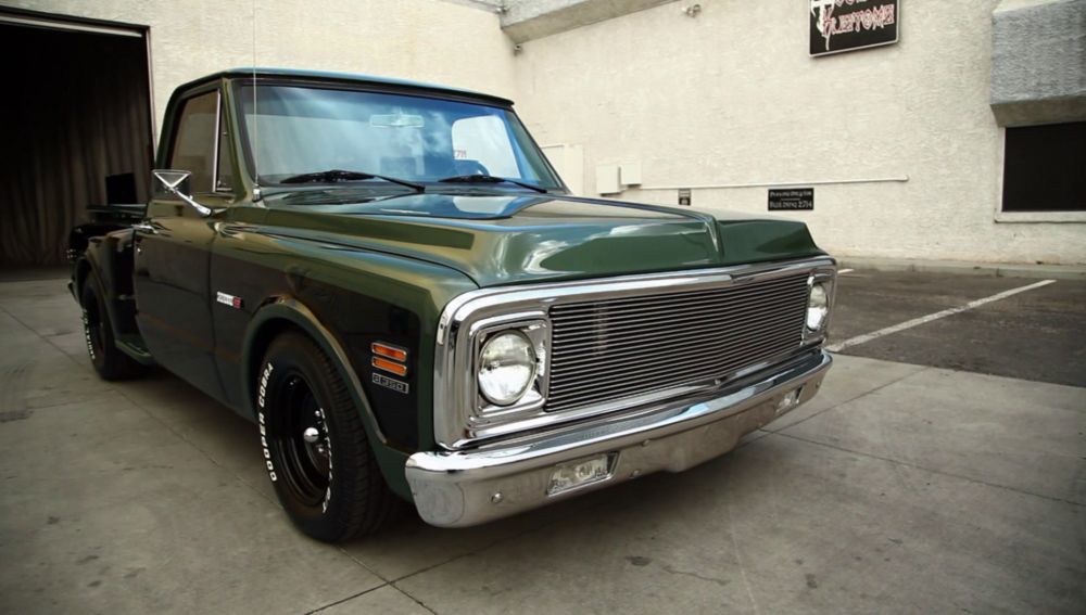 Una impresionante pick up Chevrolet del 71