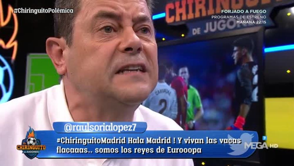 Tomás Roncero: "El Madrid pelea, le echa un par y en los ambientes ...
