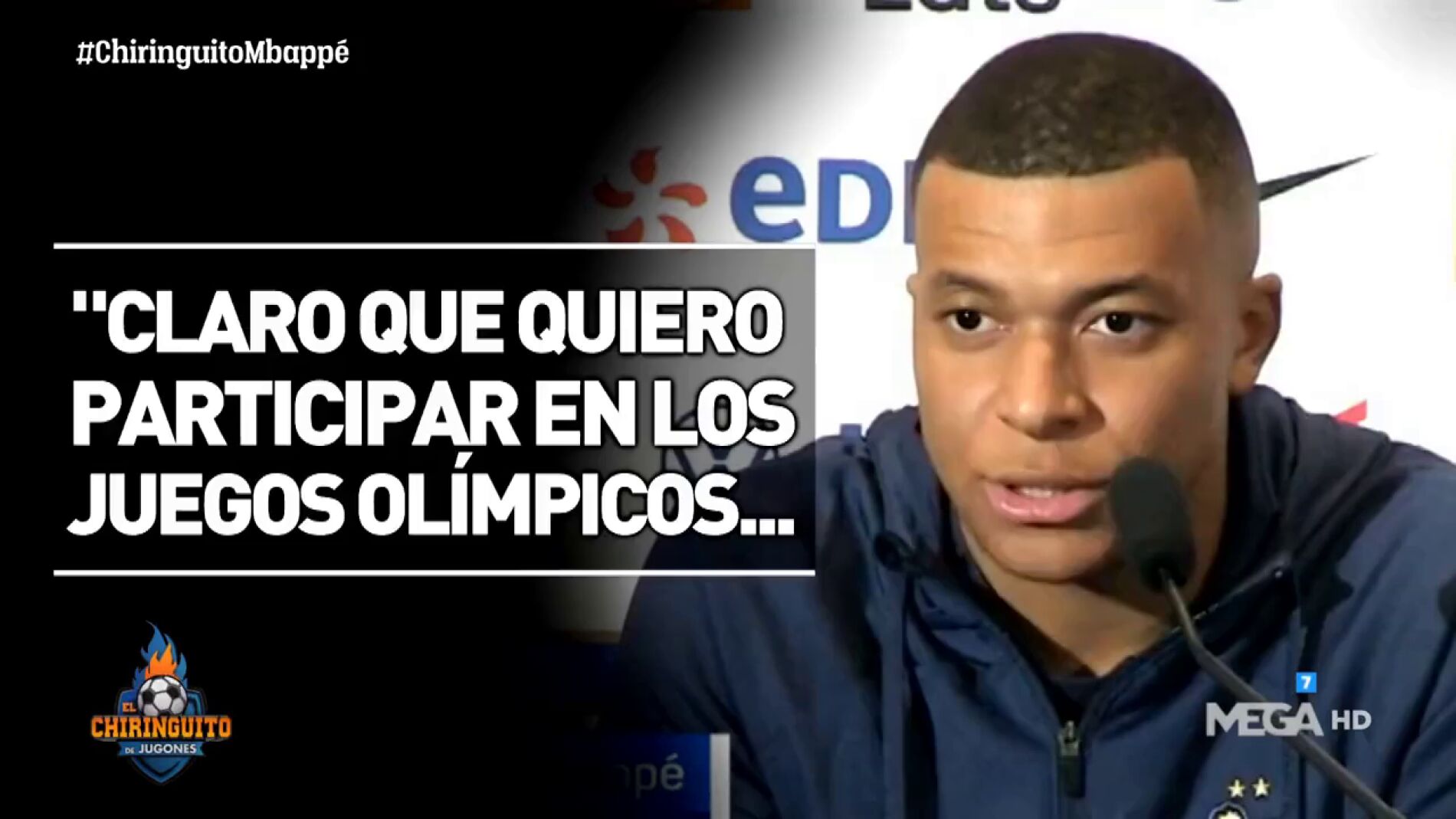 Mbappé: "Quiero jugar los Juegos Olímpicos, pero no soy yo quien decide"
