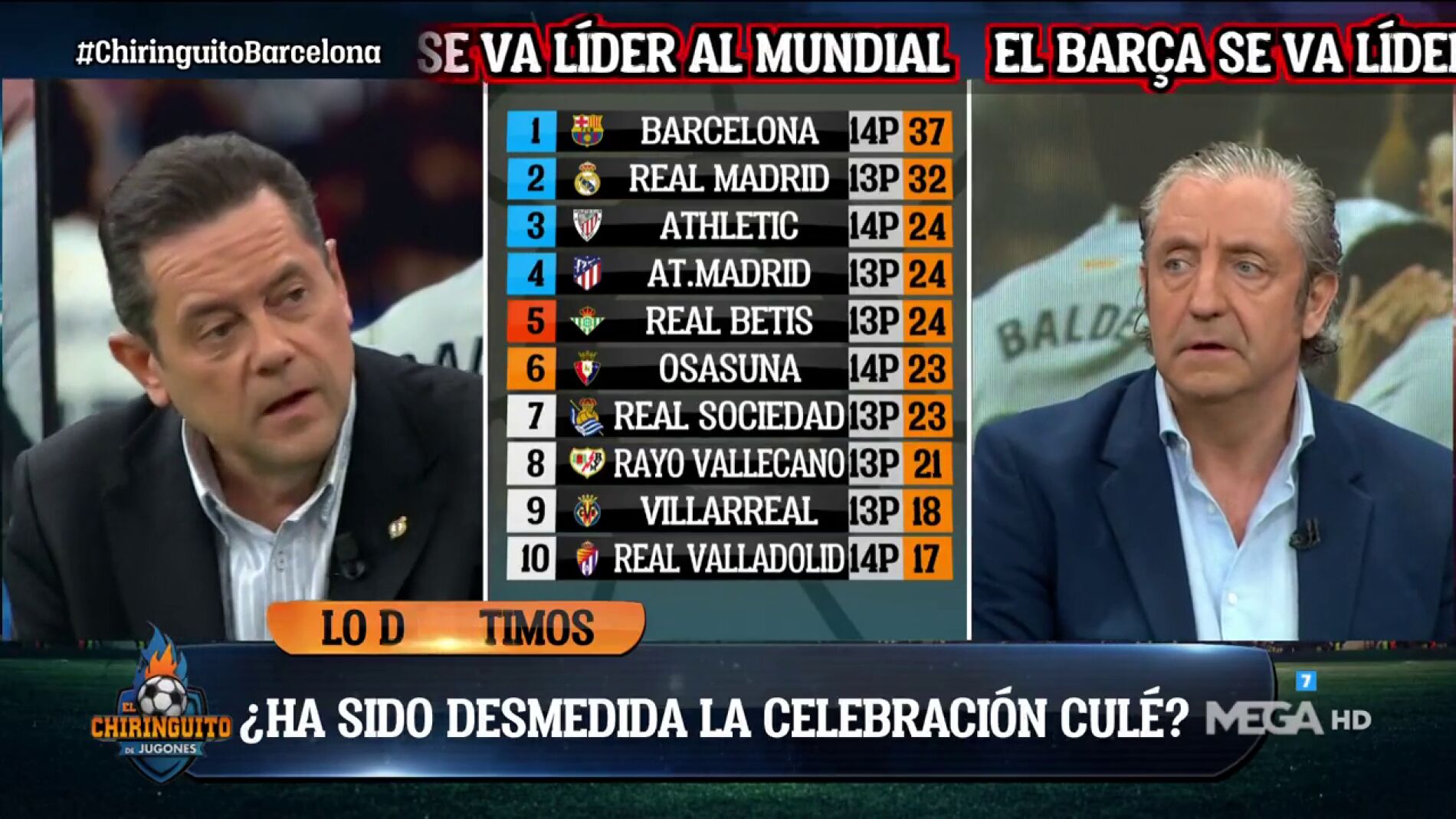 Tomás Roncero, tras la victoria del líder